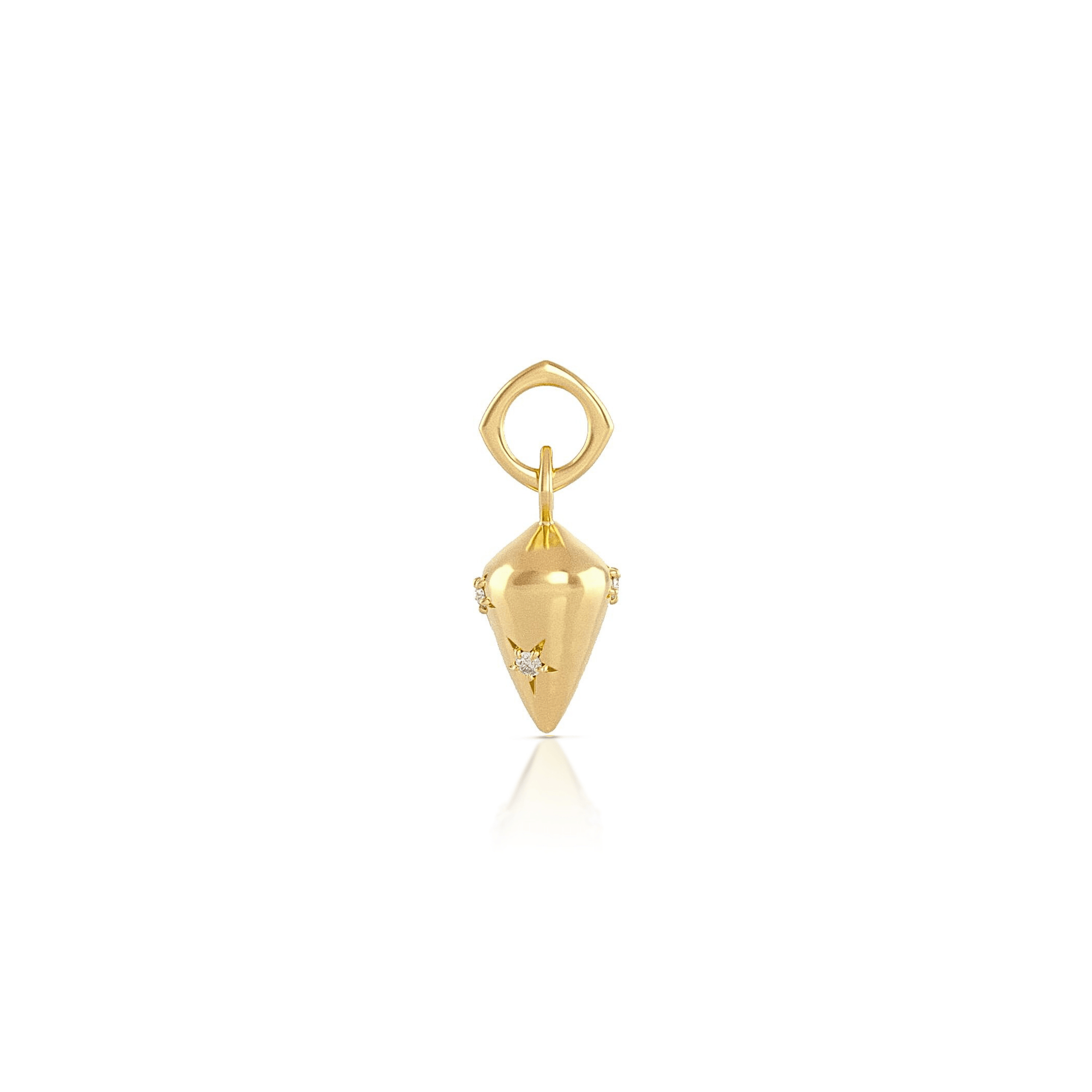 18k Petite Pendulum Diamond Talisman - at 12th HOUSE